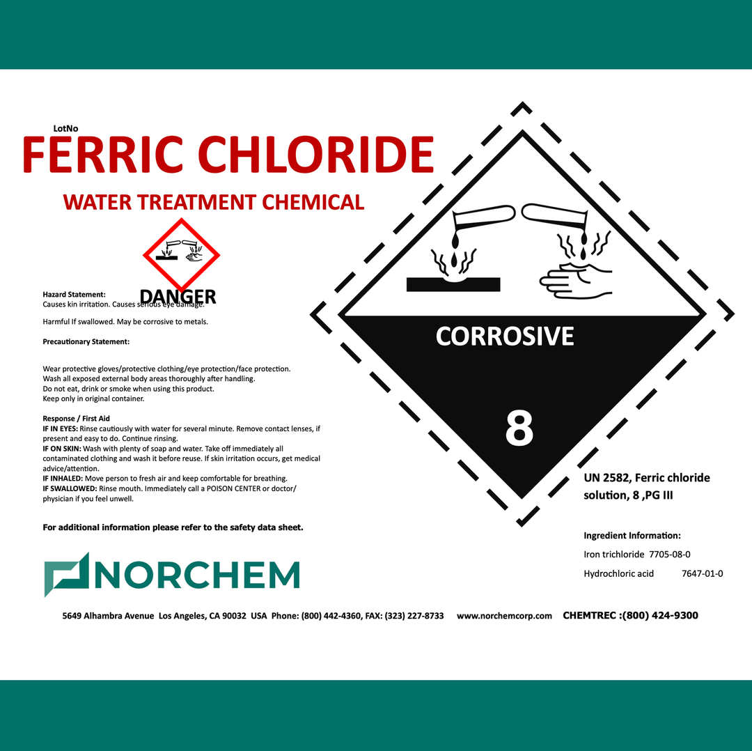 FERROUS CHLORIDE SOLUTION | Norchem Shop